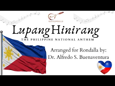 Pambansang Awit ng Pilipinas – Rondalla Sheet Music by Musicondalla
